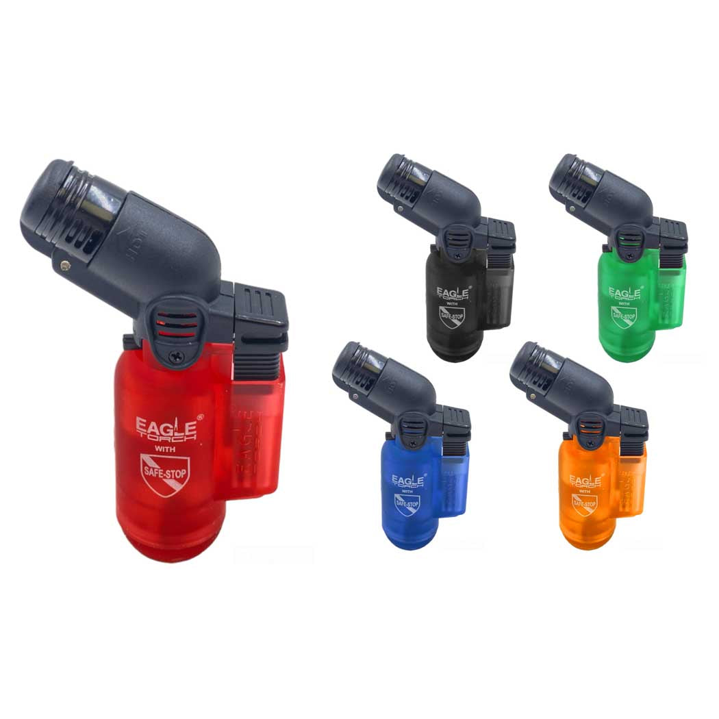 Eagle Torch Mini-Angle Single Flame Butane Torch - Most Trusted Smoke ...