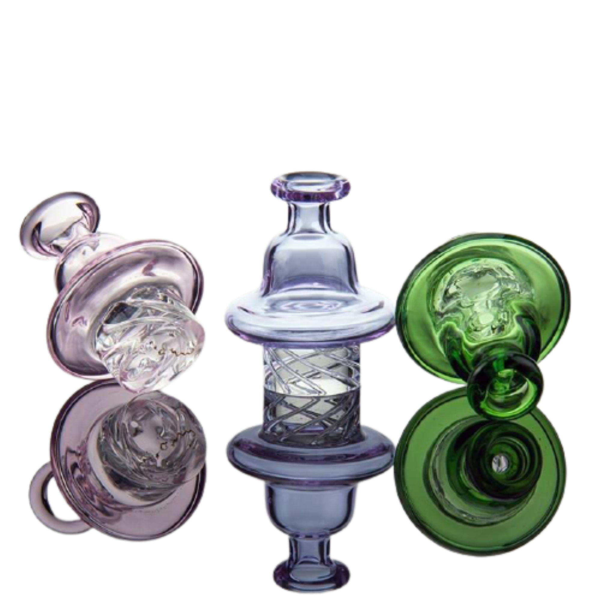 Carb Cap UFO Style Vortex Cyclone Air Groves + 2 Glow Terp Pearls ...